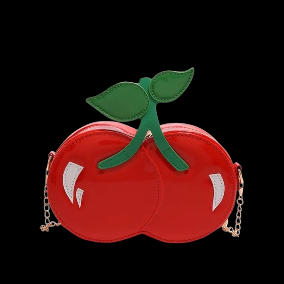 Unbranded | Bags | Chic Red Cherry Bag With Sleek Design And Adjustable ...
